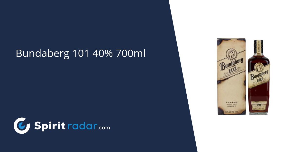 Bundaberg 101 40% 700ml - Spirit Radar