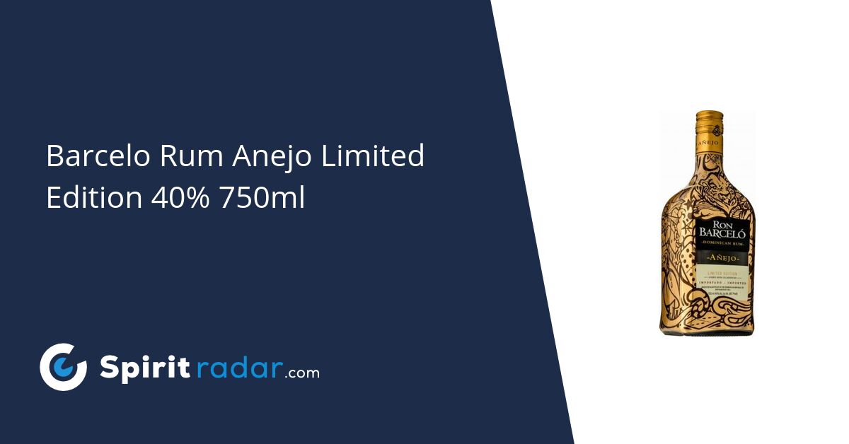 Barcelo Rum Anejo Limited Edition 40% 750ml - Spirit Radar