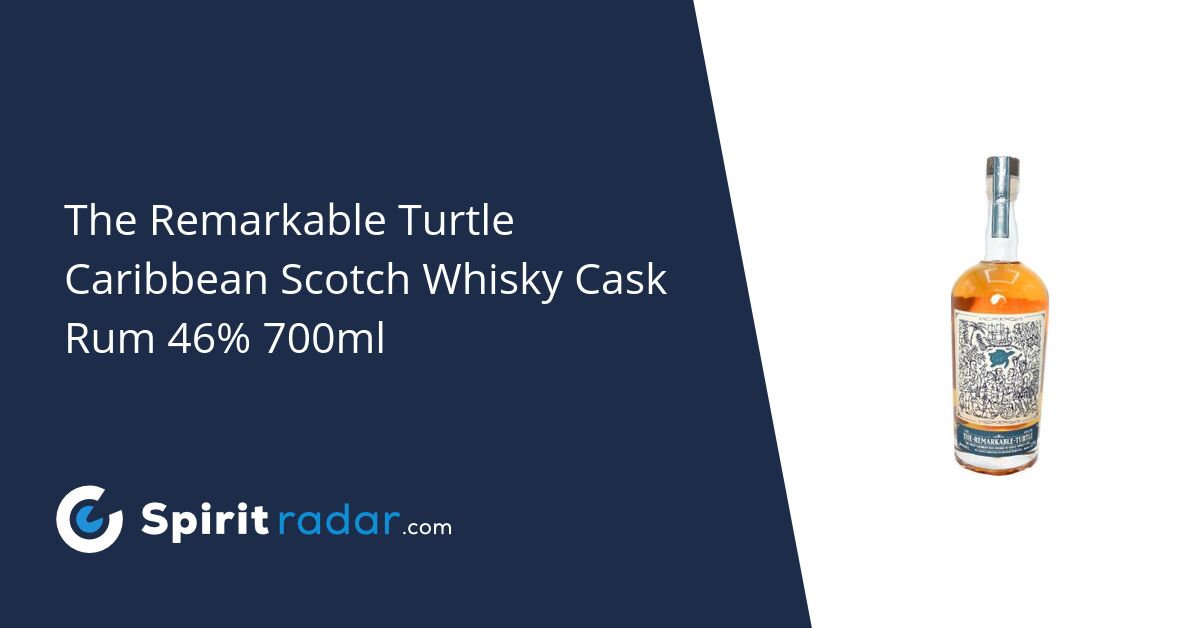 The Remarkable Turtle Caribbean Scotch Whisky Cask Rum 46% 700ml ...