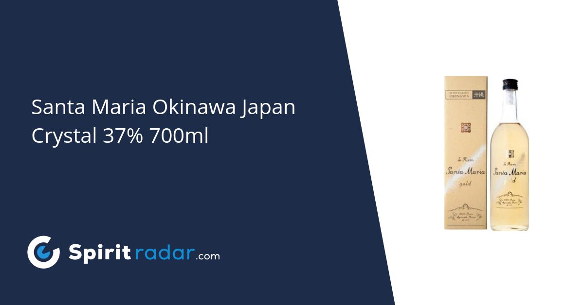 Santa Maria Okinawa Japan Crystal 37% 700ml - Spirit Radar