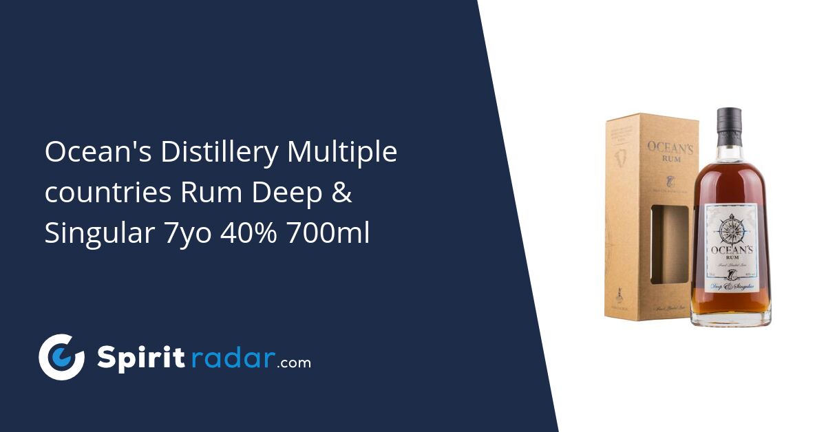 Ocean's Distillery Multiple countries Rum Deep & Singular 7yo 40% 700ml ...
