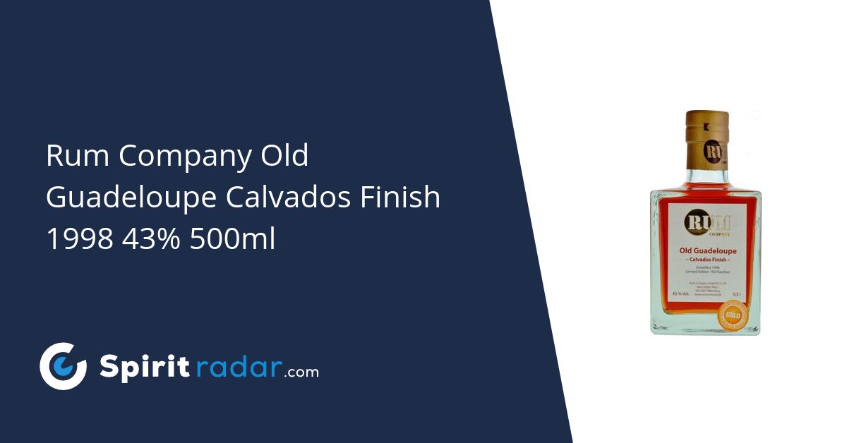 Rum Company Old Guadeloupe Calvados Finish 1998 43% 500ml - Spirit Radar