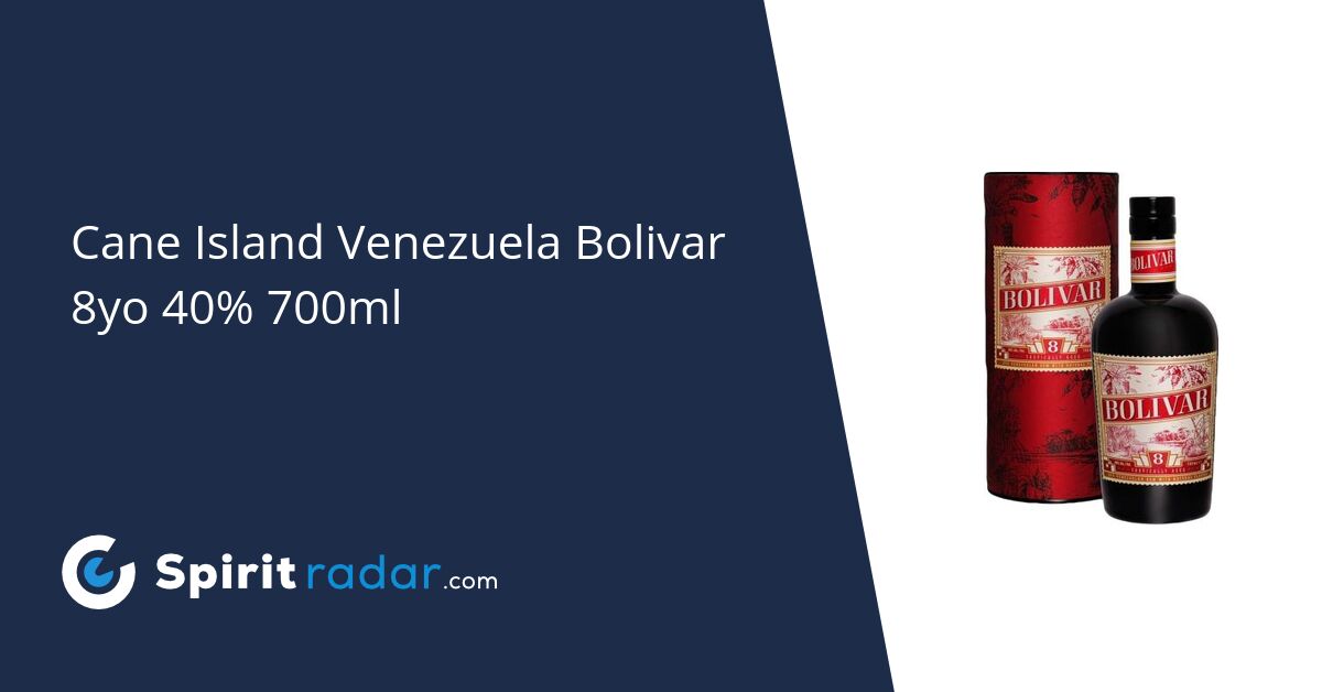 Bolivar 8yo 40% 700ml - Spirit Radar
