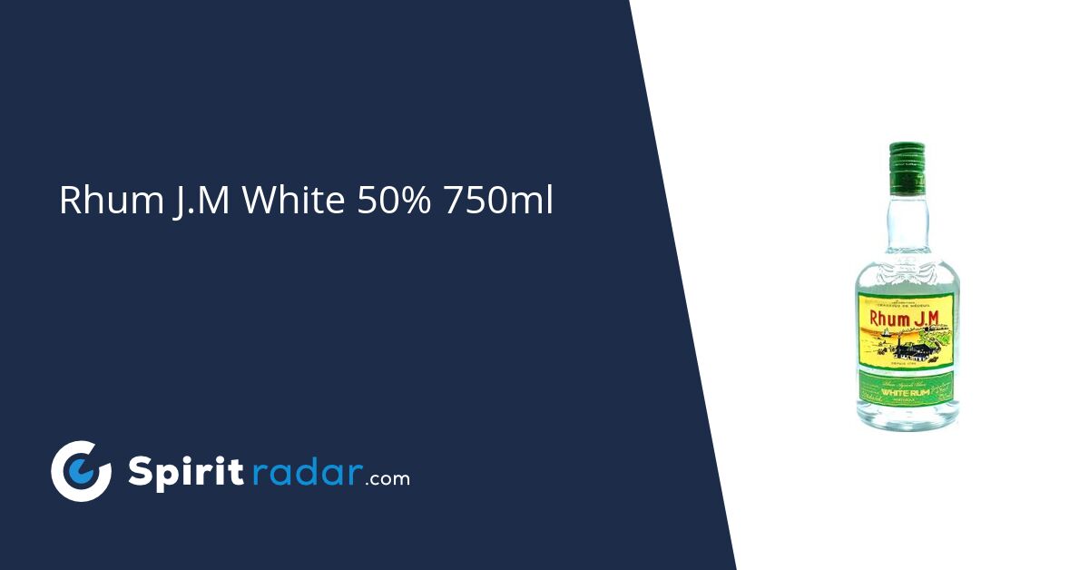 Rhum J.M White 50% 750ml - Spirit Radar