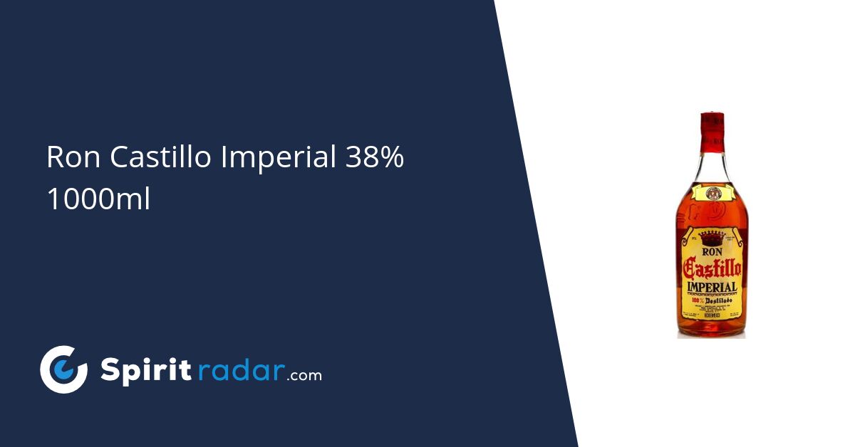 Ron Castillo Imperial 38% 1000ml - Spirit Radar