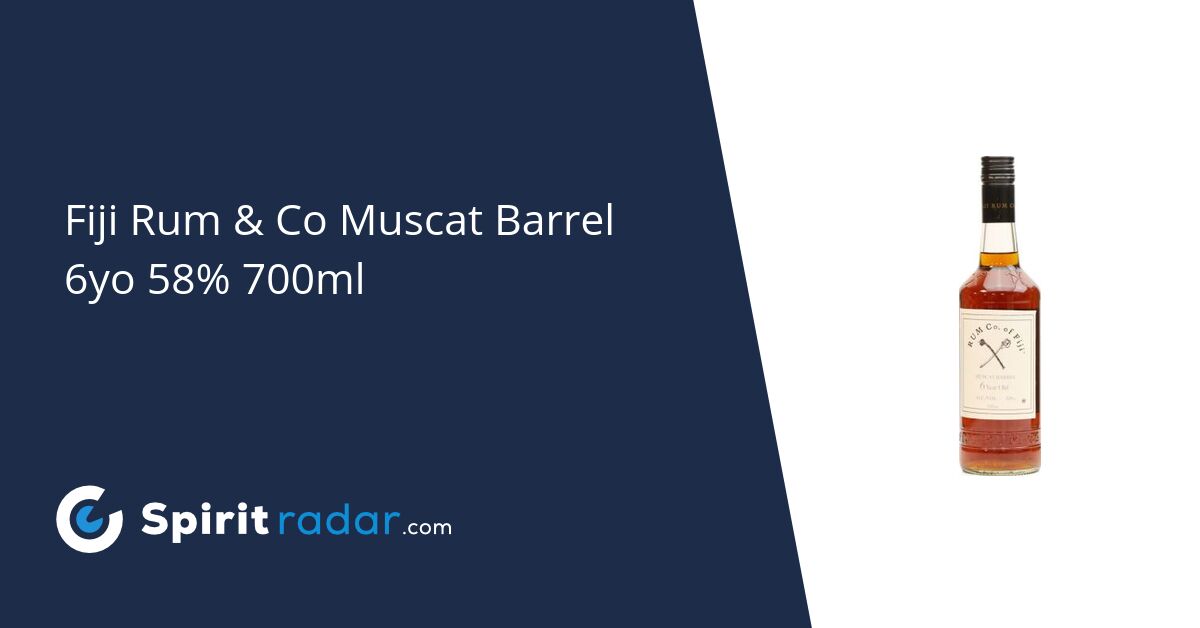 Rum Co. of Fiji Muscat Barrel 6yo 58% 700ml - Spirit Radar