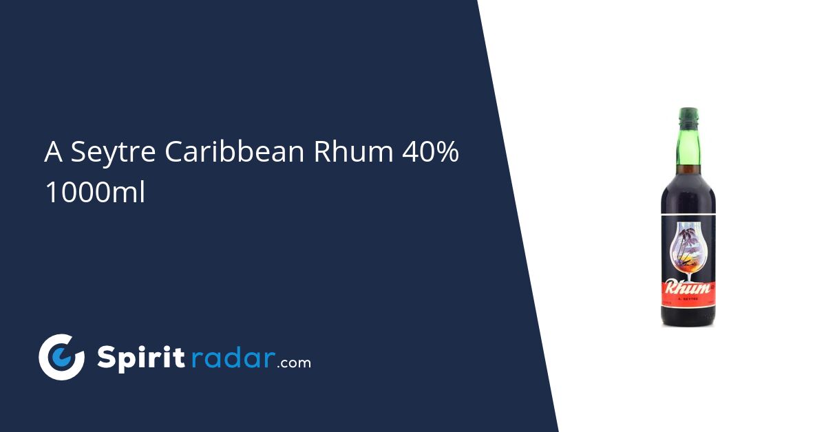 A Seytre Caribbean Rhum 40% 1000ml - Spirit Radar