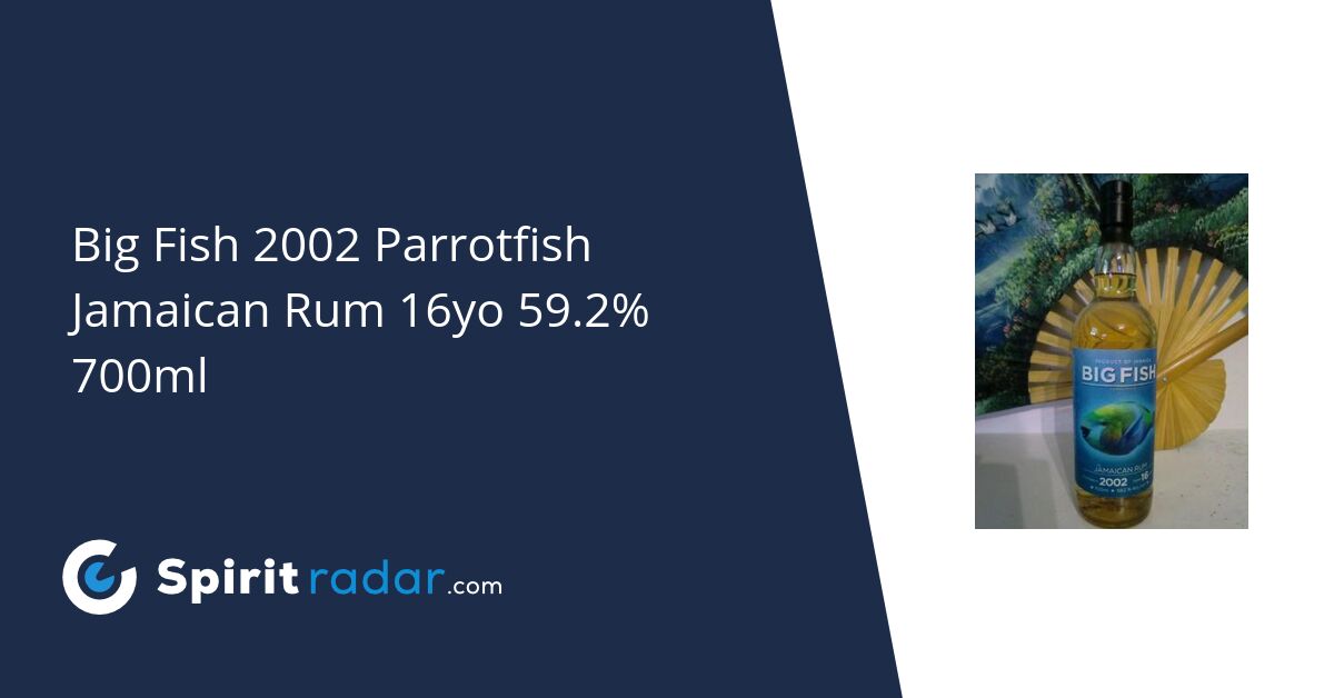 Big Fish 2002 Parrotfish Jamaican Rum 16yo 59.2% 700ml - Spirit Radar