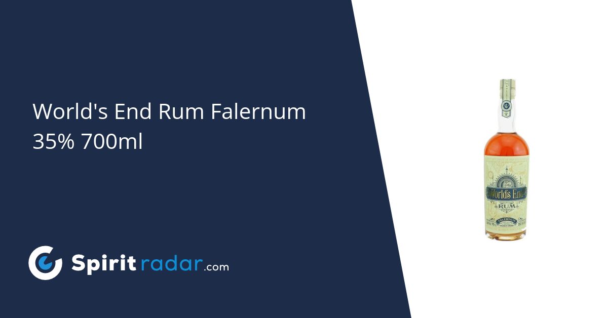 World's End Rum Falernum 35% 700ml - Spirit Radar
