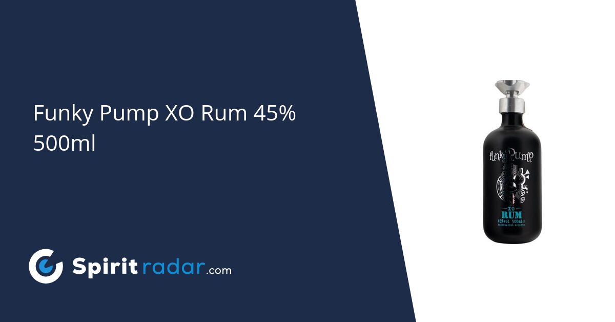 Funky Pump XO Rum 45% 500ml - Spirit Radar