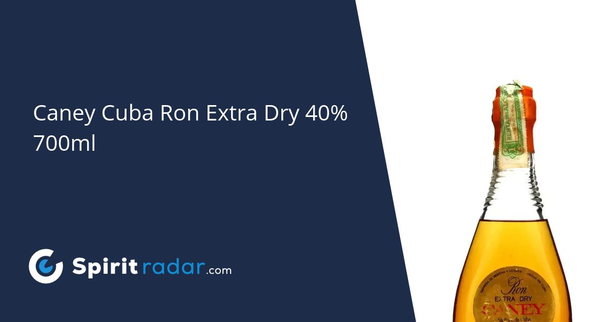 Caney Cuba Ron Extra Dry 40% 700ml - Spirit Radar