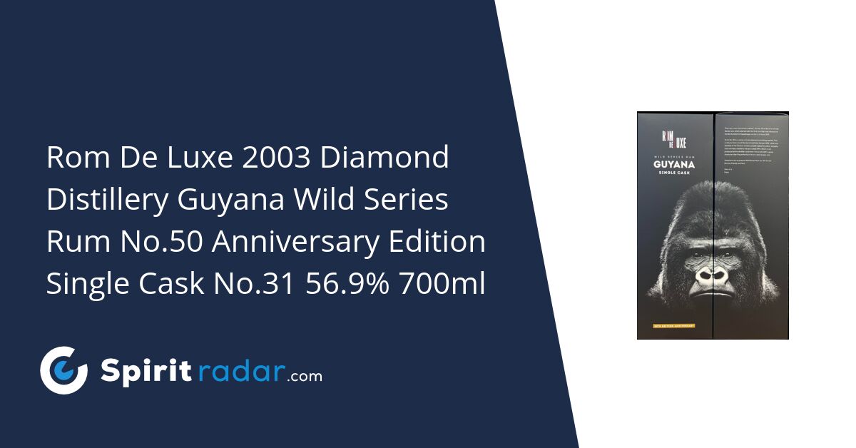 RomDeLuxe 2003 Diamond Distillery Guyana Wild Series Rum No.50 ...