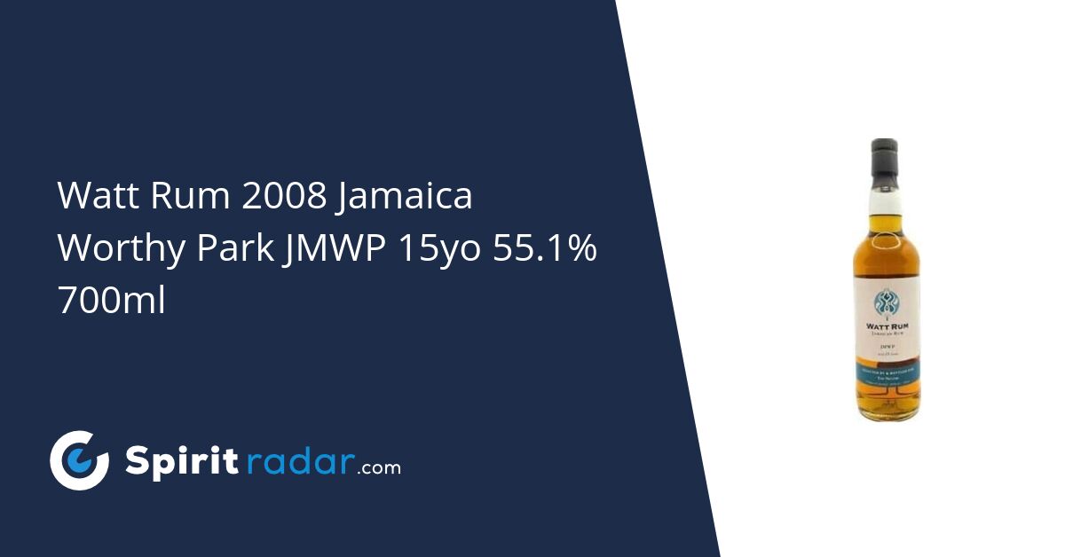 Watt Rum 2008 Worthy Park JMWP Jamaica 15yo 55.1% 700ml - Spirit Radar