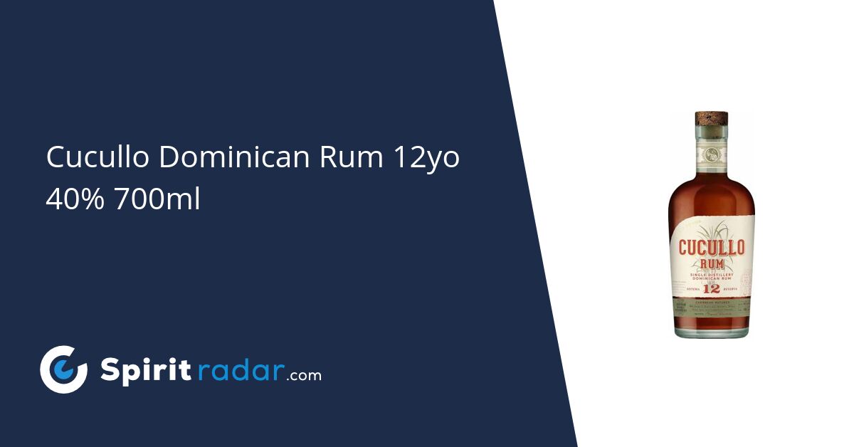 Cucullo Dominican Rum 12yo 40% 700ml - Spirit Radar