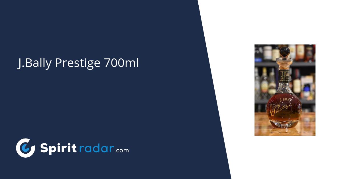 J.Bally Prestige 45% 700ml - Spirit Radar