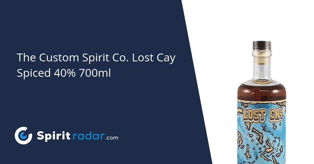 The Custom Spirit Co. Lost Cay Spiced 40% 700ml - Spirit Radar