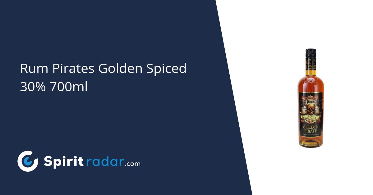 Rum Pirates Golden Spiced 30% 700ml - Spirit Radar