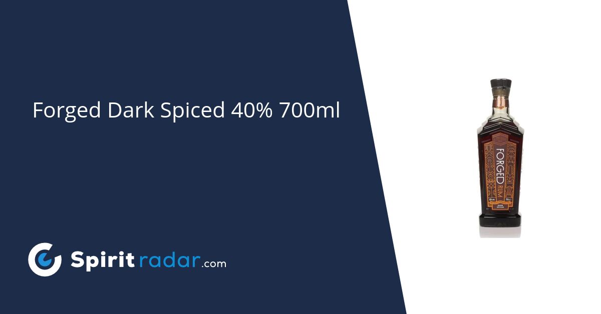 Forged Dark Spiced 40% 700ml - Spirit Radar