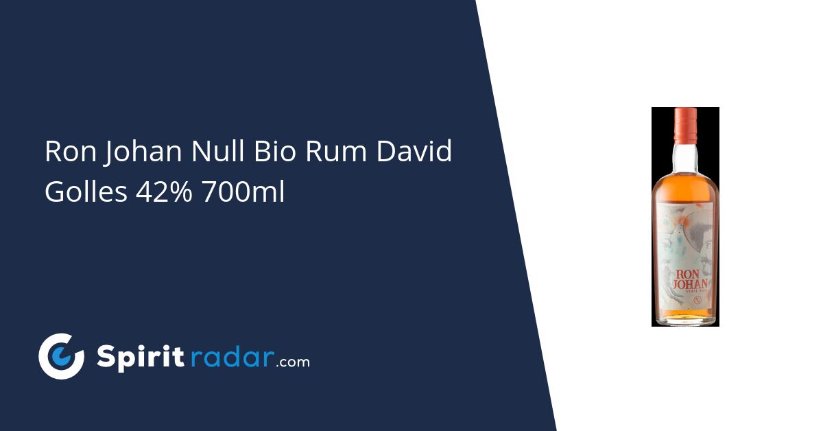 Ron Johan Null Bio Rum David Golles 42% 700ml - Spirit Radar