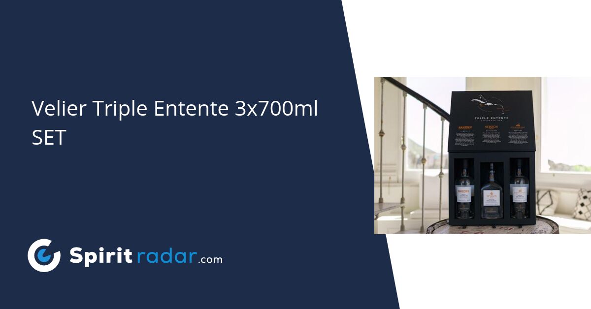 Velier Triple Entente 3x700ml SET - Spirit Radar