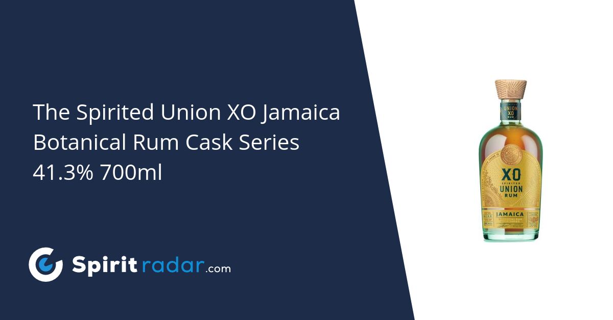 The Spirited Union XO Jamaica Botanical Rum Cask Series 41.3% 700ml ...