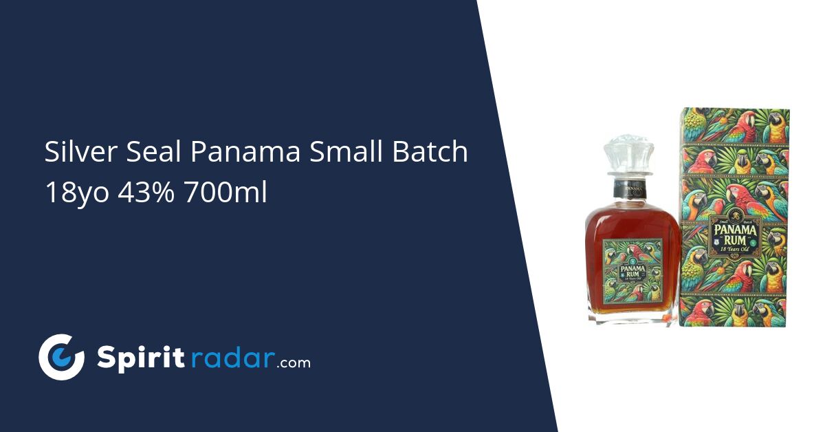 Silver Seal Panama Small Batch 18yo 43% 700ml - Spirit Radar