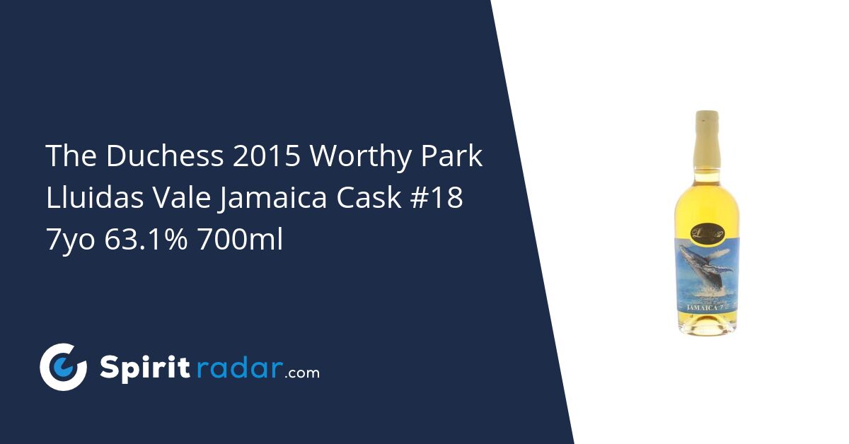 The Duchess 2015 Worthy Park Lluidas Vale Jamaica Cask #18 7yo 63.1% ...