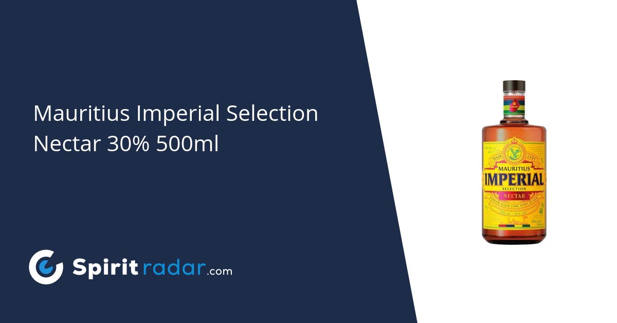 Mauritius Imperial Selection Nectar 30% 500ml - Spirit Radar