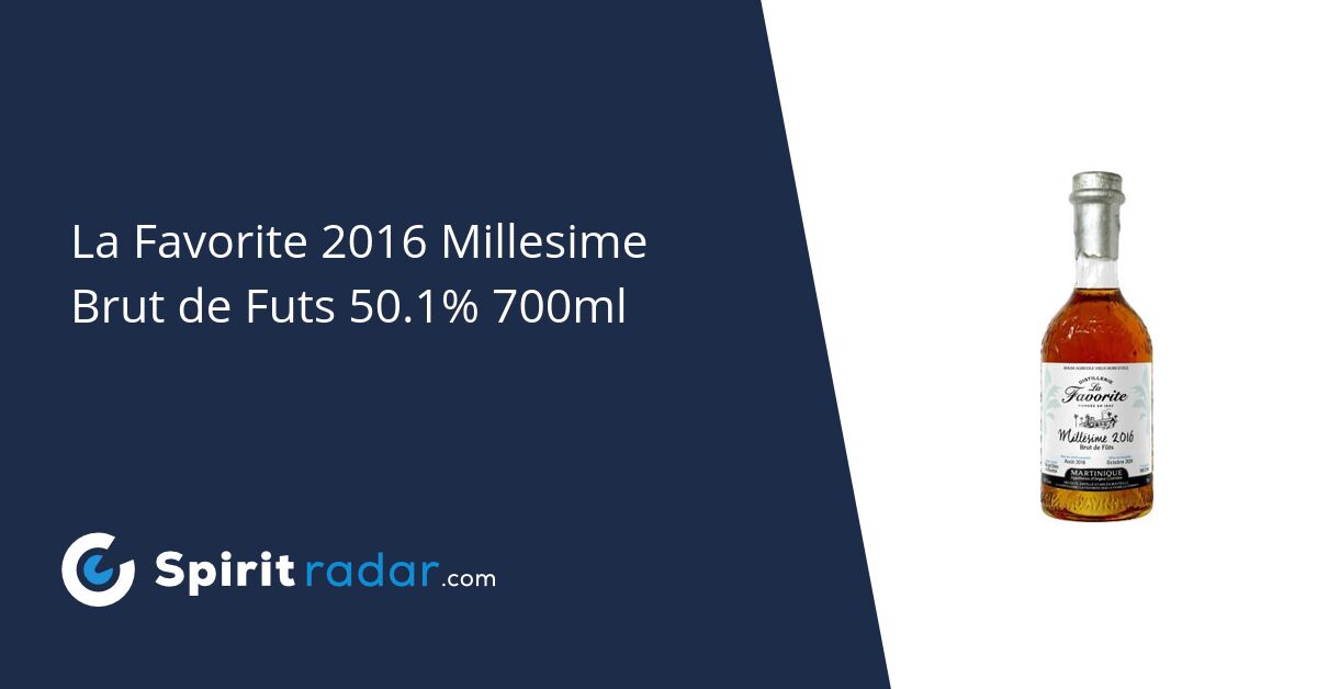 La Favorite 2016 Millesime Brut de Futs 50.1% 700ml - Spirit Radar