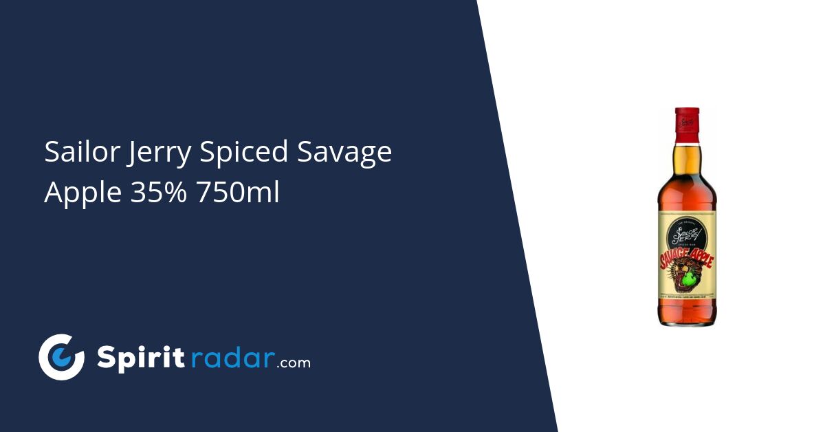 Sailor Jerry Spiced Savage Apple 35% 750ml - Spirit Radar