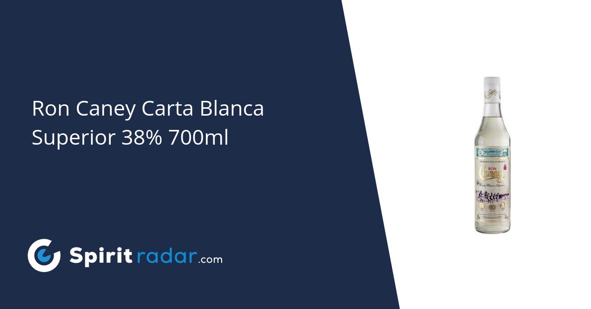 Ron Caney Carta Blanca Superior 38% 700ml - Spirit Radar