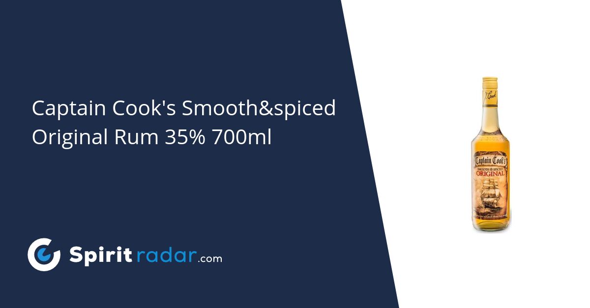 Captain Cook's Smooth&spiced Original Rum 35% 700ml - Spirit Radar
