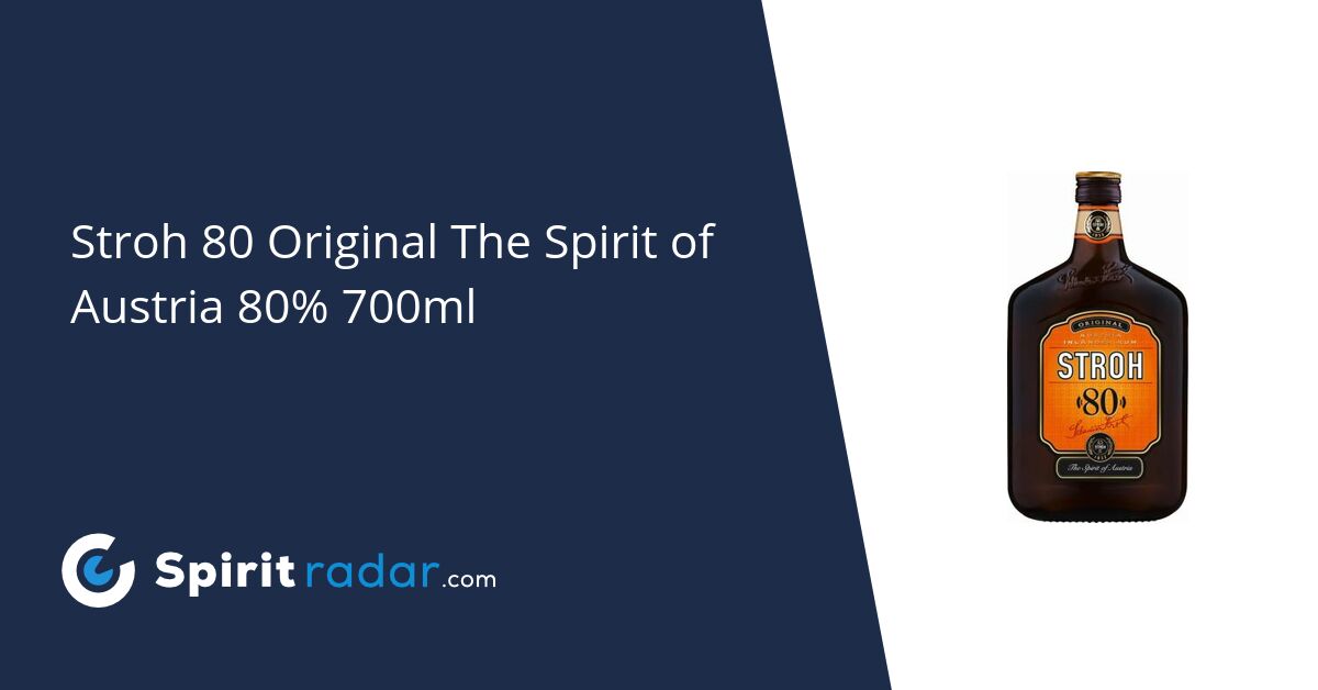 Stroh 80 Original The Spirit of Austria 80% 700ml - Spirit Radar