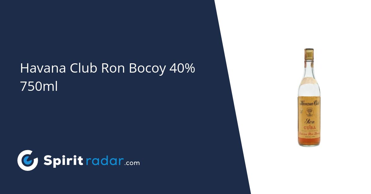 Havana Club Ron Bocoy 40% 750ml - Spirit Radar