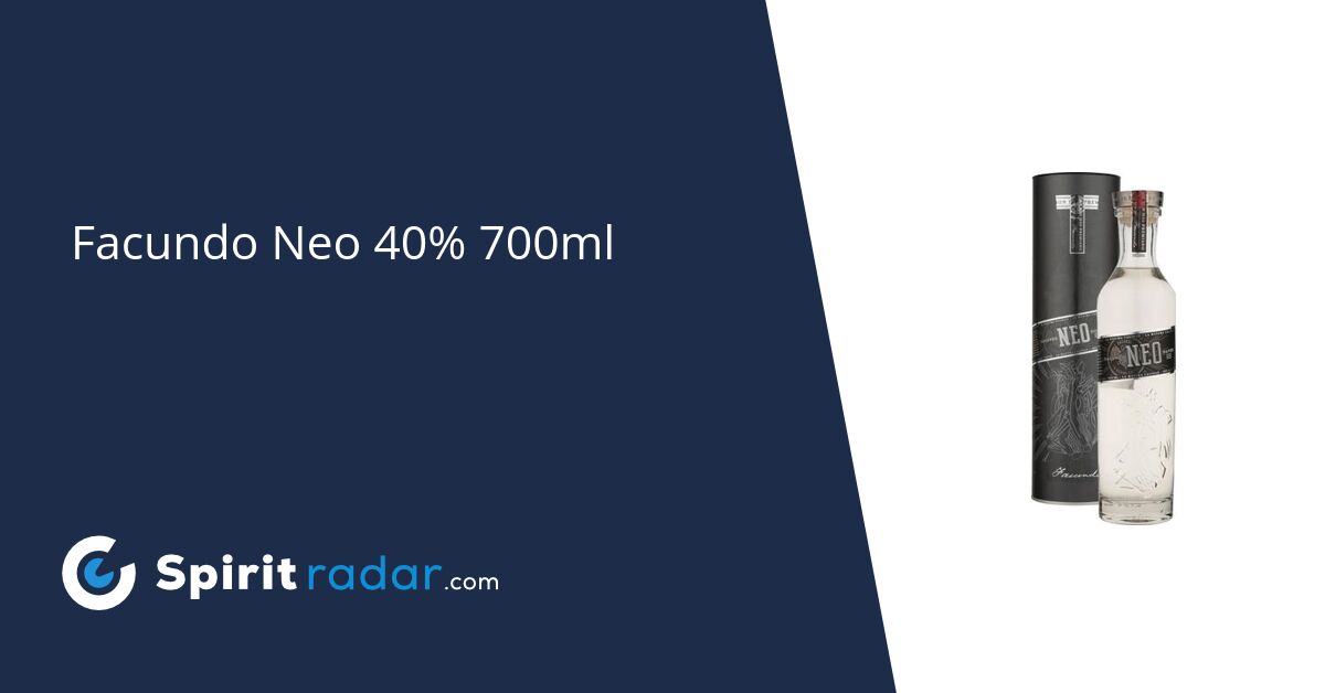 Facundo Neo 40% 700ml - Spirit Radar