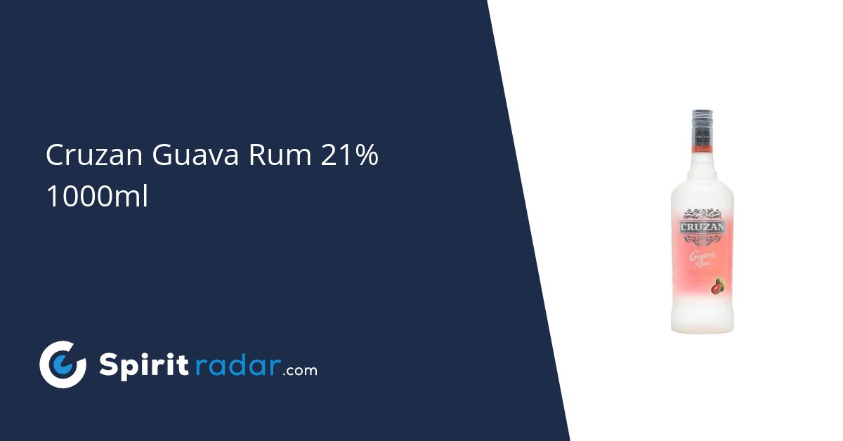 Cruzan Guava Rum 21% 1000ml - Spirit Radar