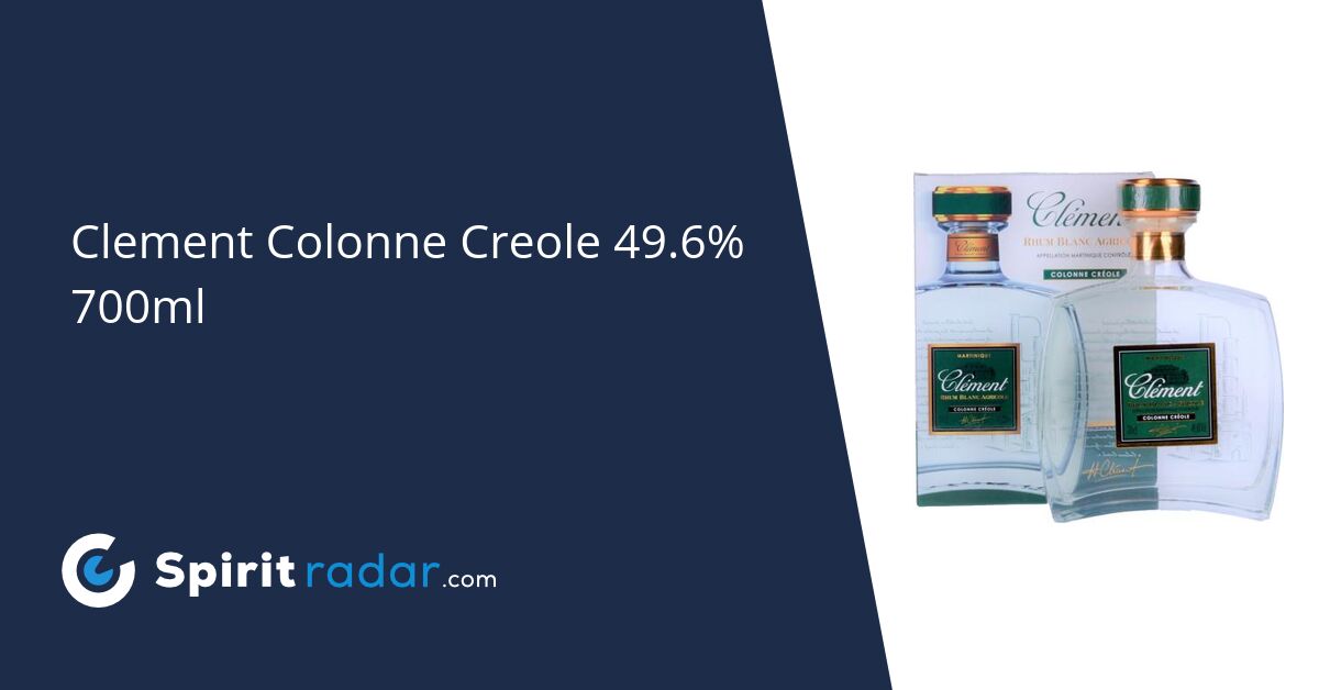Clement Colonne Creole 49.6% 700ml - Spirit Radar
