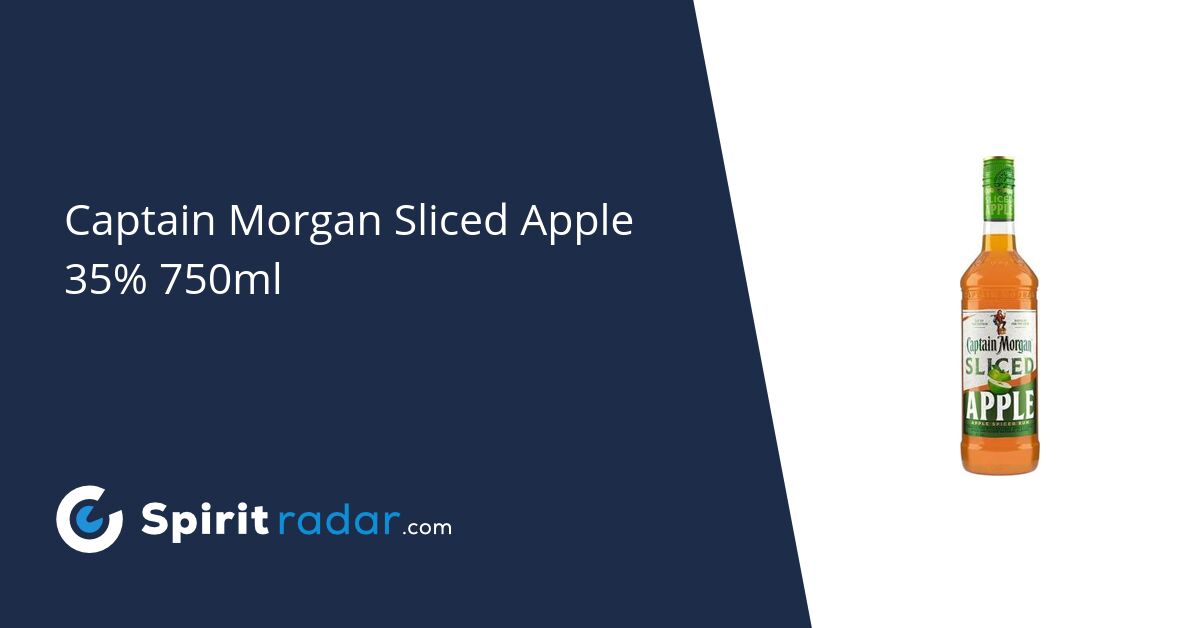 Captain Morgan Sliced Apple 35% 750ml - Spirit Radar