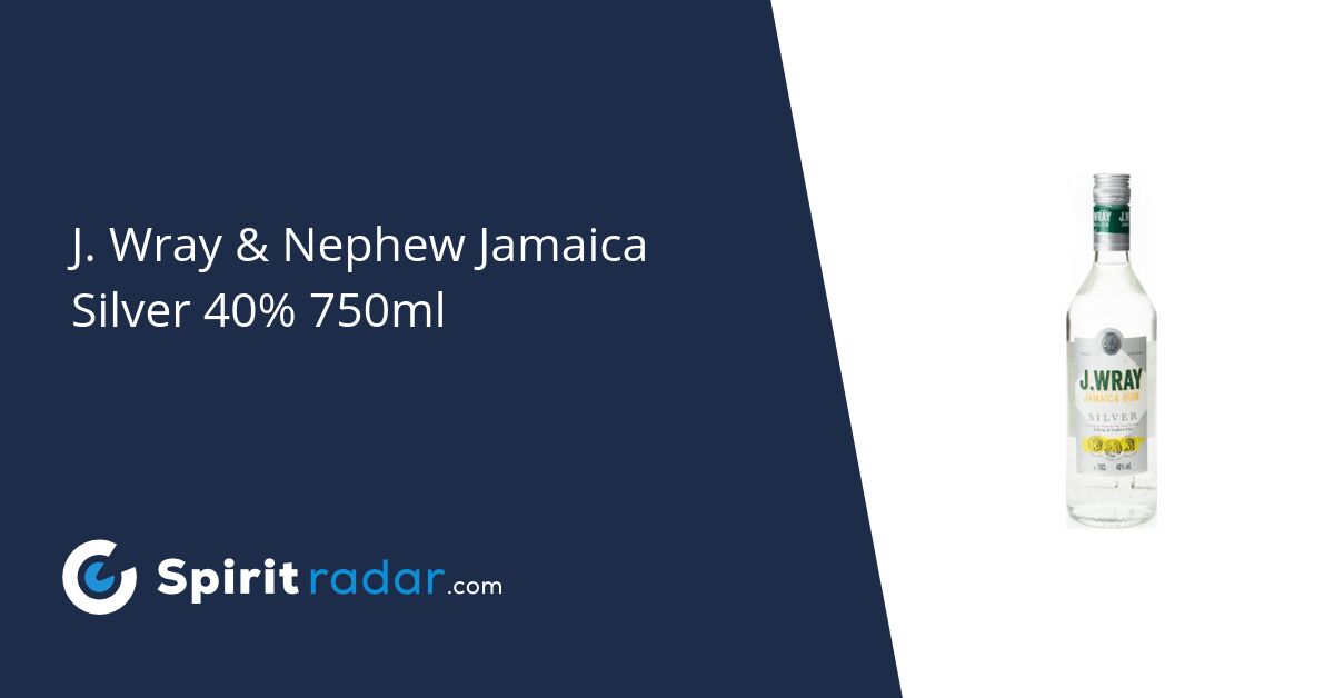 J. Wray & Nephew Jamaica Silver 40% 750ml - Spirit Radar