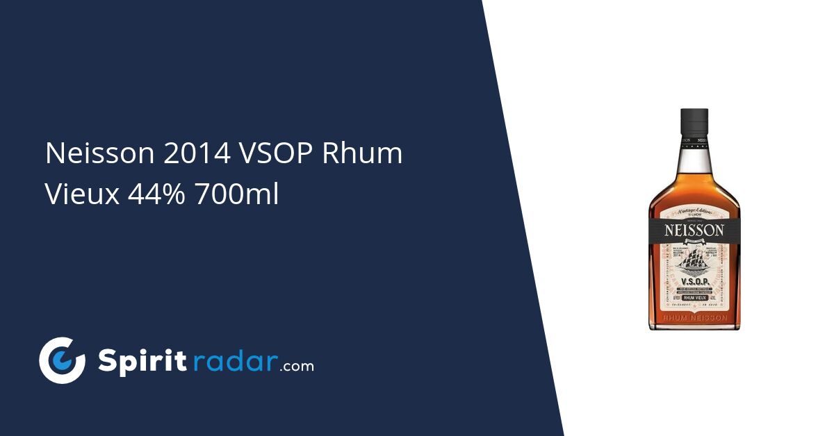 Neisson 2014 VSOP Rhum Vieux 44% 700ml - Spirit Radar