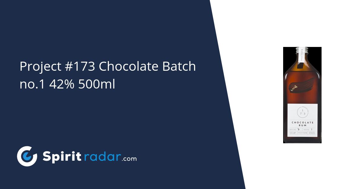 Project #173 Chocolate 42% 500ml - Spirit Radar