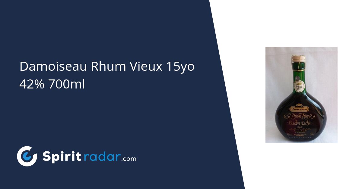 Damoiseau Rhum Vieux 15yo 42% 700ml - Spirit Radar