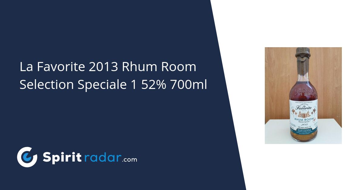 La Favorite 2013 Rhum Room Selection Speciale 1 52% 700ml - Spirit Radar