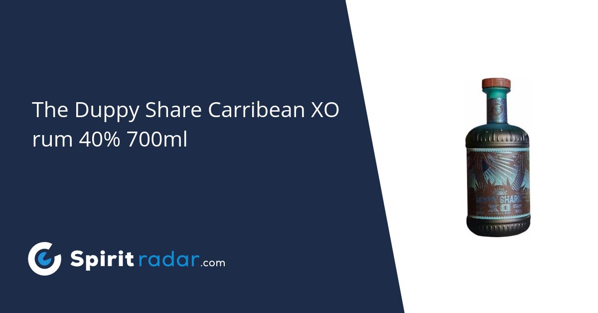 The Duppy Share Carribean XO rum 40% 700ml - Spirit Radar