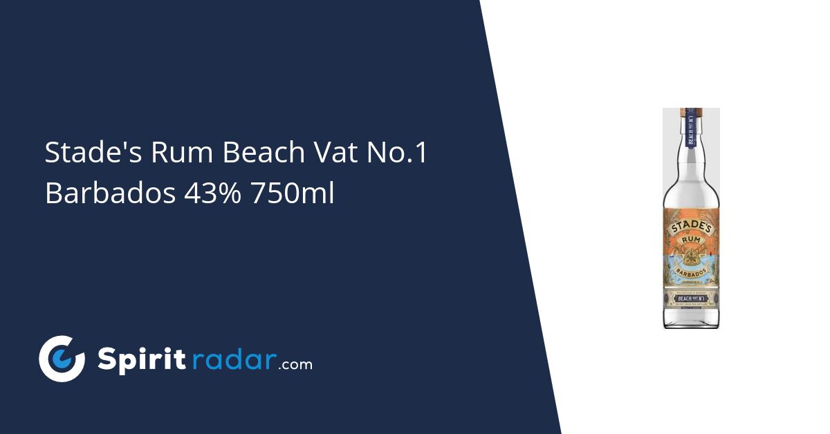 Stade's Rum Beach Vat No.1 Barbados 43% 750ml - Spirit Radar