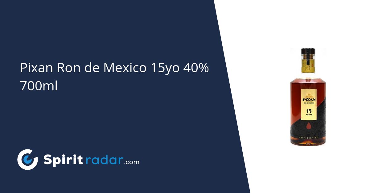 Pixan Ron de Mexico 15yo 40% 700ml - Spirit Radar