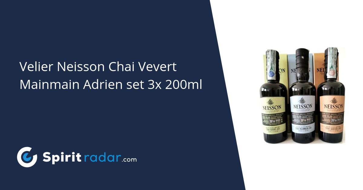 Velier Neisson Chai Vevert Mainmain Adrien SET 3x 200ml - Spirit Radar