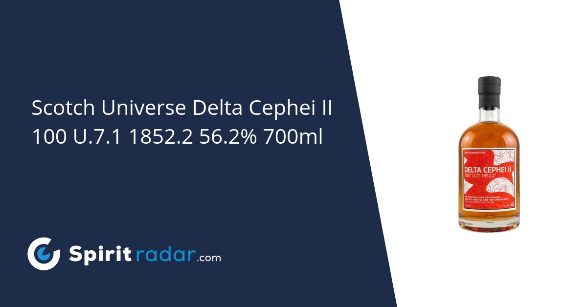 Scotch Universe Delta Cephei II 100 U.7.1 1852.2 56.2% 700ml - Spirit Radar