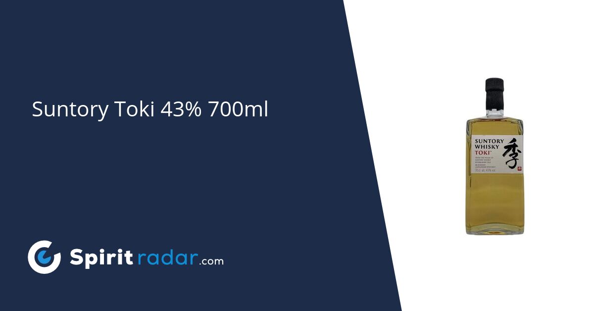 Suntory Toki 43% 700ml - Spirit Radar