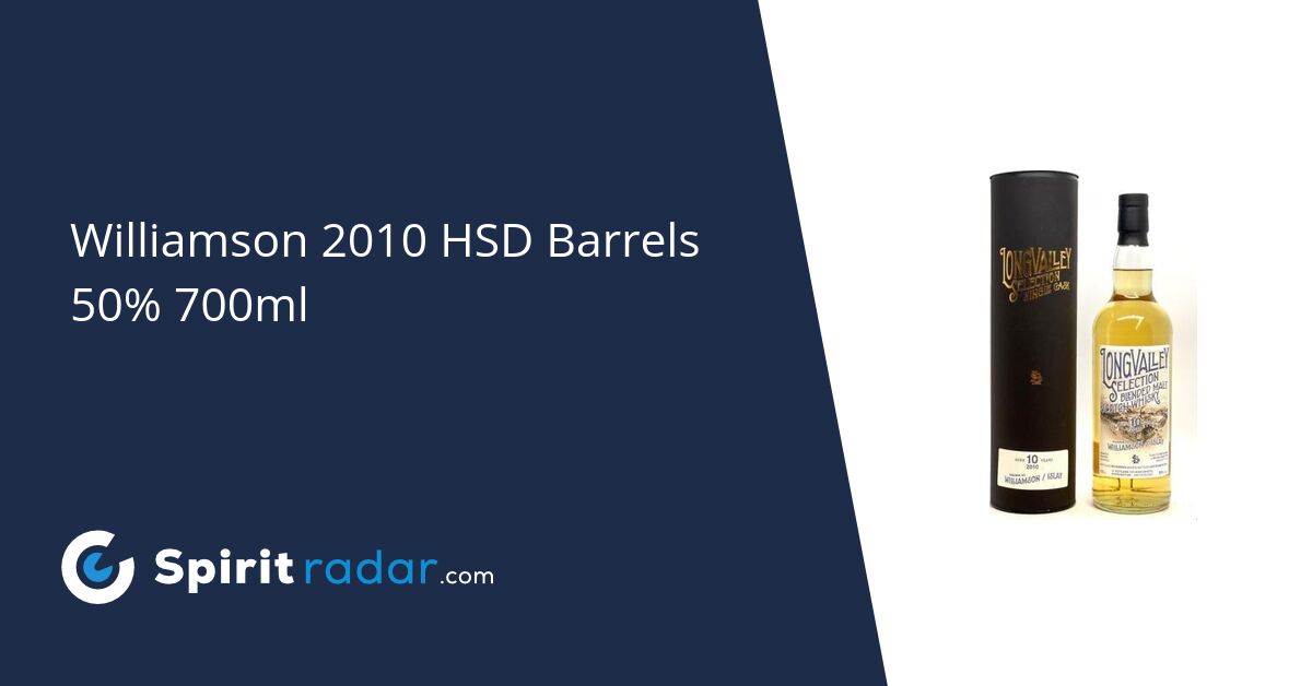 Williamson 2010 HSD Barrels 50% 700ml - Spirit Radar